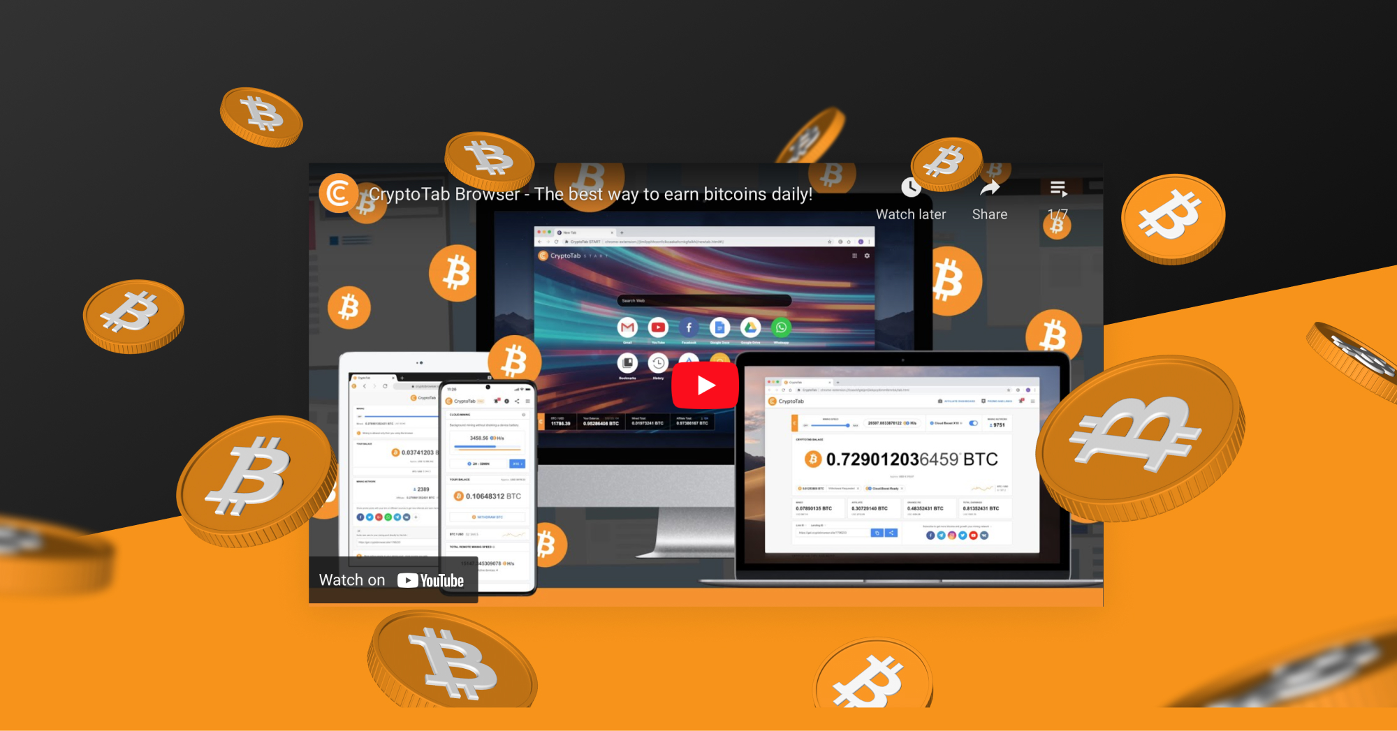 Earn coins while browsing the web | CryptoTab Browser